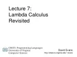 PPT - Advanced Formal Methods Lecture 2: Lambda calculus PowerPoint Presentation - ID:3216740