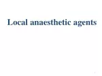 PPT - LOCAL ANESTHETIC AGENTS PowerPoint Presentation, free download ...