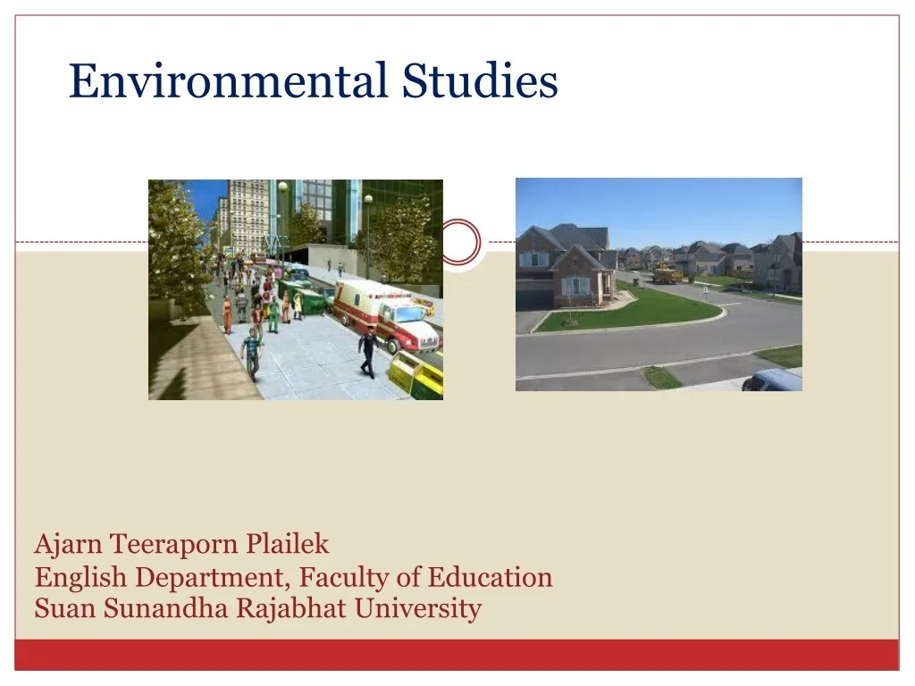 PPT - Environmental Studies PowerPoint Presentation, free download - ID ...