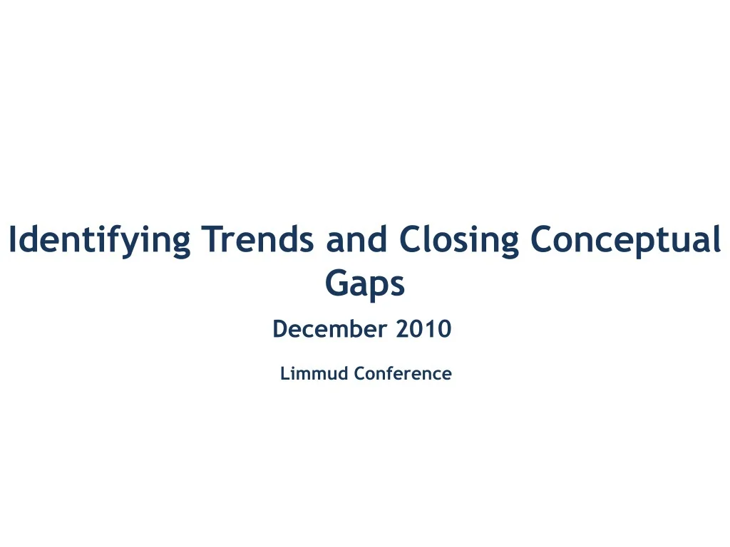 PPT - Strategic Surprises: Identifying Trends & Closing Gaps in ...