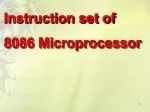 PPT - 8086 Microprocessor Lecture 1 PowerPoint Presentation, free ...