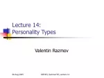 PPT - Chapter 14 Personality PowerPoint Presentation, free download ...