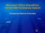 PPT - Microsoft Office SharePoint Server (MOSS) PowerPoint Presentation ...
