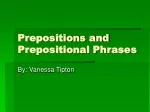 PPT - Prepositions and Prepositional Phrases PowerPoint Presentation, free download - ID:9299315