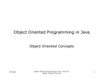 PPT - Object-Oriented Programming in Java PowerPoint Presentation, free download - ID:2557821