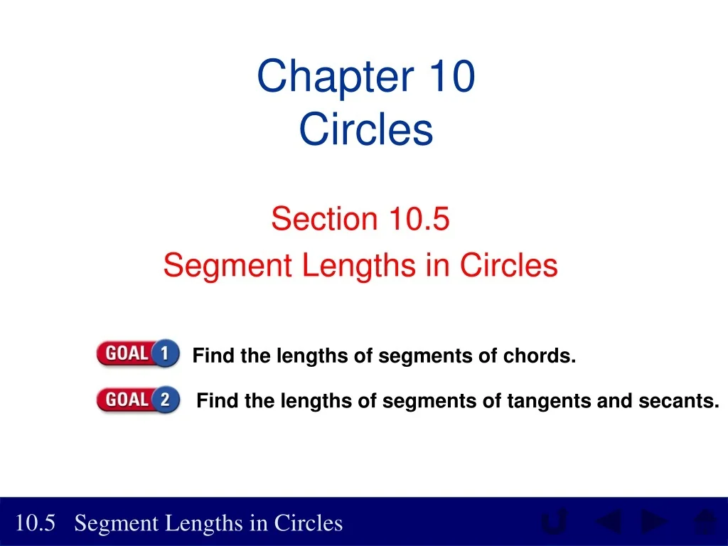 PPT - Chapter 10 Circles PowerPoint Presentation, free download - ID ...