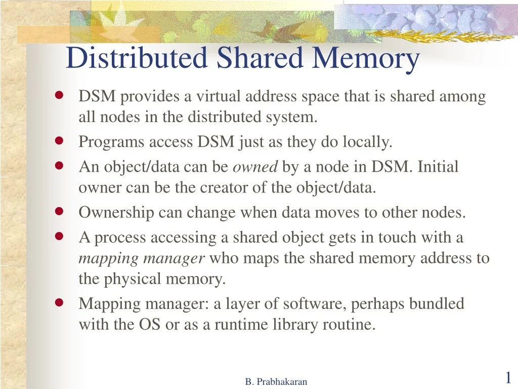 PPT - Distributed Shared Memory PowerPoint Presentation, free download - ID:9691642