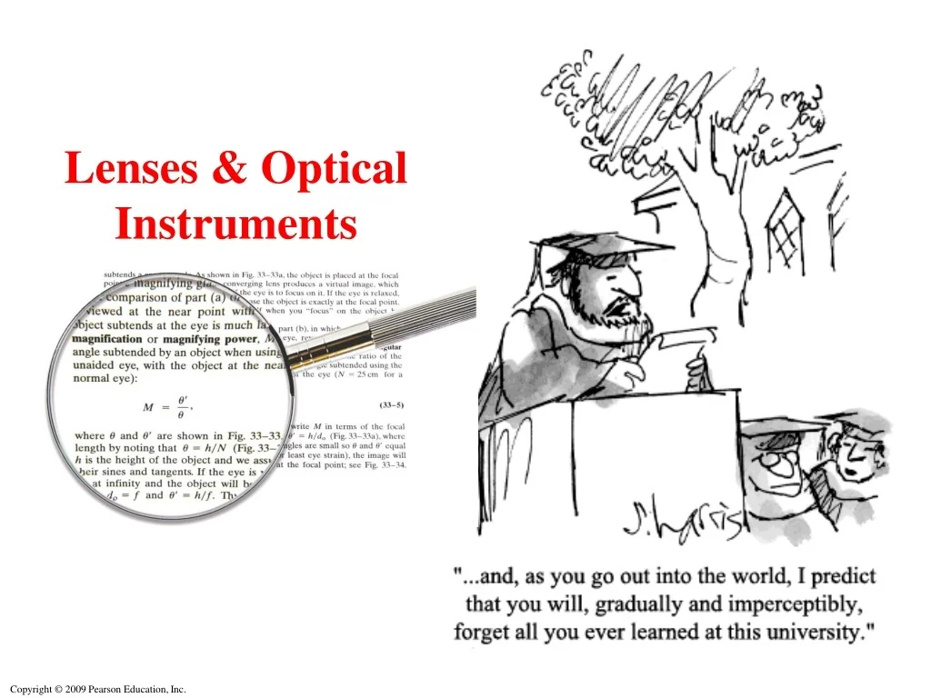 PPT - Understanding Thin Lenses and Ray Tracing in Optical Instruments ...