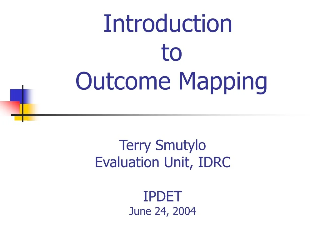 PPT - Enhancing Development Impact with Outcome Mapping PowerPoint ...