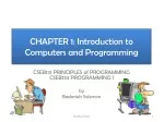 PPT - Chapter 1 Introduction to Computers PowerPoint Presentation, free download - ID:34464