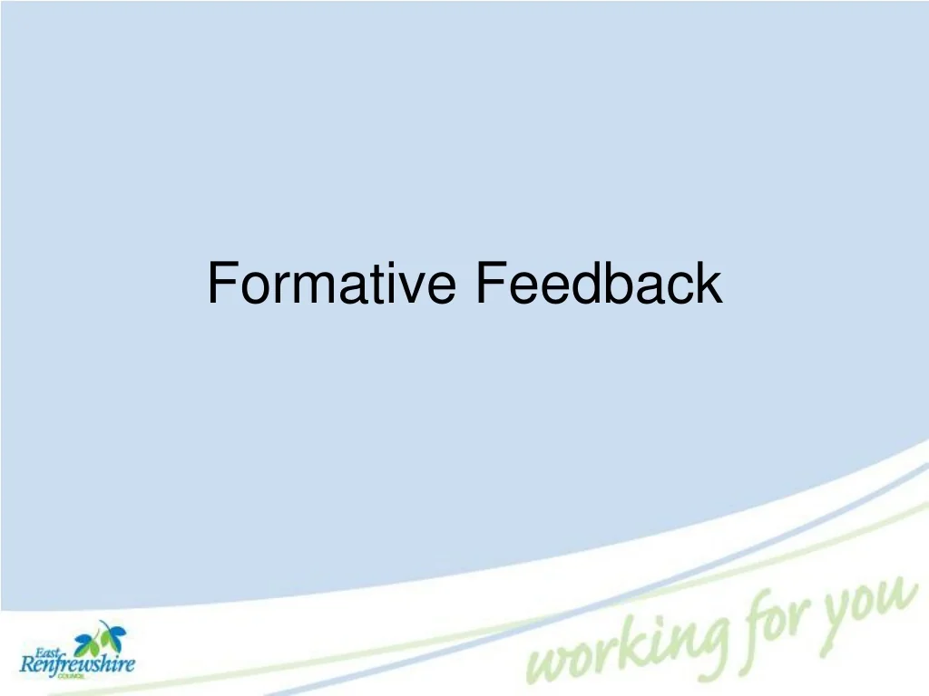 PPT - Maximizing Formative Feedback: Strategies for Effective Learning ...