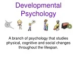 PPT - Developmental Psychology PowerPoint Presentation, free download ...