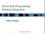 PPT - Server Side programming PowerPoint Presentation, free download ...