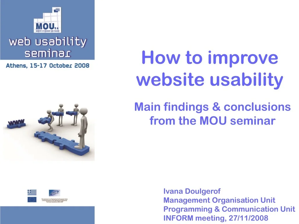 PPT - Enhancing Website Usability: Key Findings & Conclusions ...