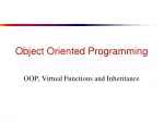 PPT - Object-Oriented Programming (OOP) Using Java PowerPoint Presentation - ID:3438660