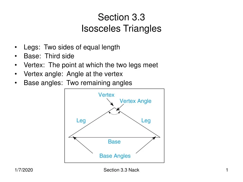 PPT - Comprehensive Guide to Isosceles Triangles Theorems PowerPoint ...