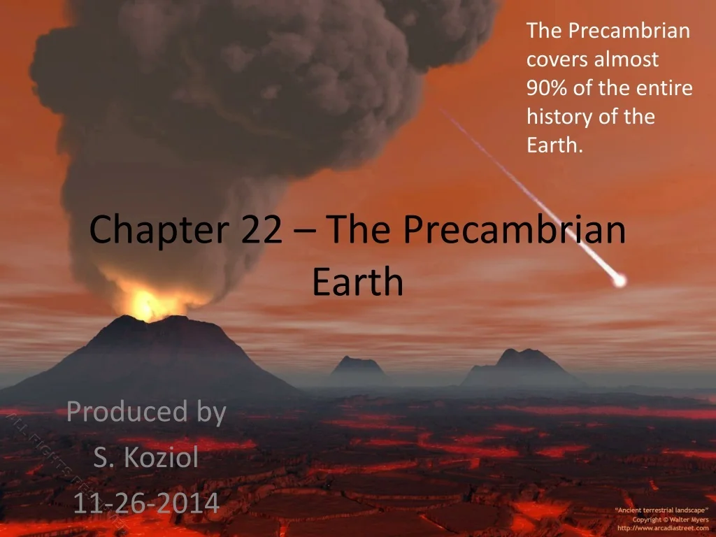 PPT - Exploring the Precambrian Earth: Evolution and Origins PowerPoint Presentation - ID:9711701