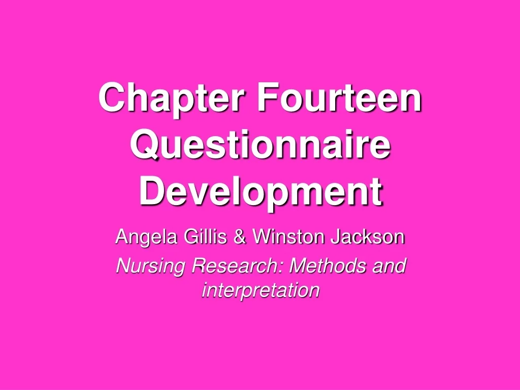 PPT - Effective Questionnaire Design Guidelines for Research Projects ...