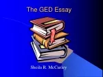 PPT - Understanding the GED PowerPoint Presentation, free download - ID ...
