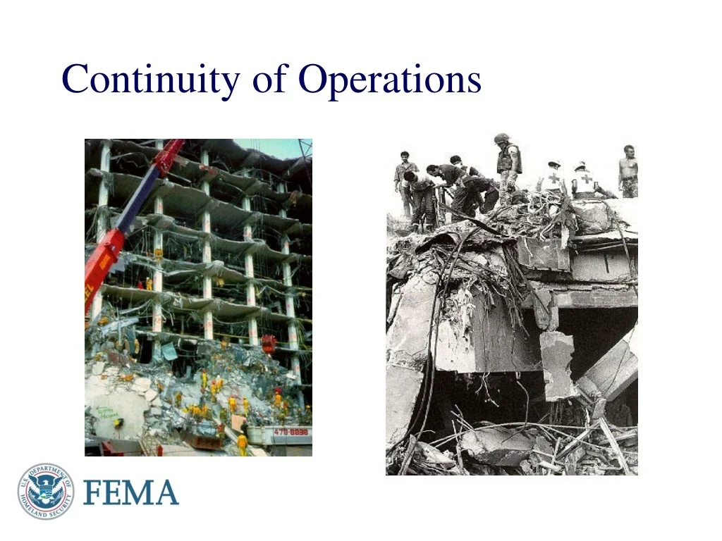 PPT - Comprehensive Guide to Continuity of Operations Planning ...