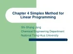 PPT - Chapter 4 Linear Programming Applications PowerPoint Presentation ...