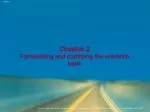 PPT - Chapter 5 Formulating the research design PowerPoint Presentation ...