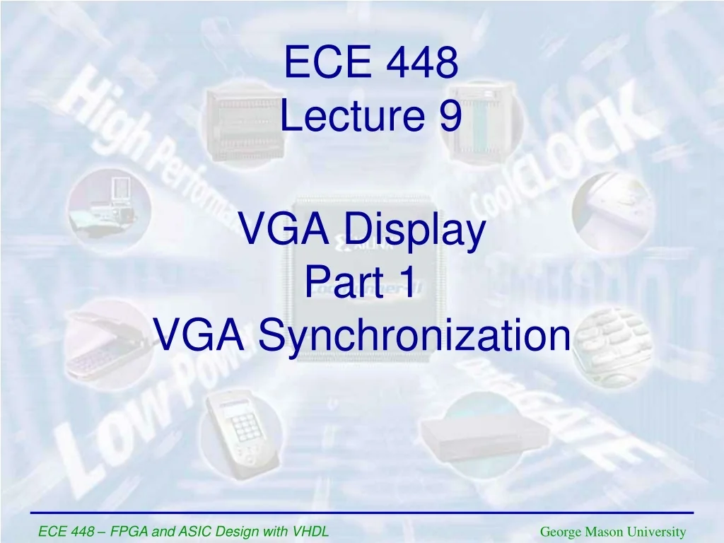 PPT - VGA Display Part 1 VGA Synchronization PowerPoint Presentation, free download - ID:9713480