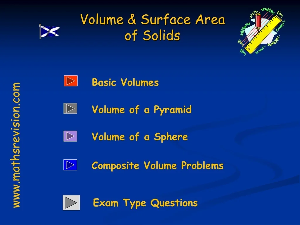 PPT - Volume and Surface Area of Solids in Mathematics PowerPoint ...