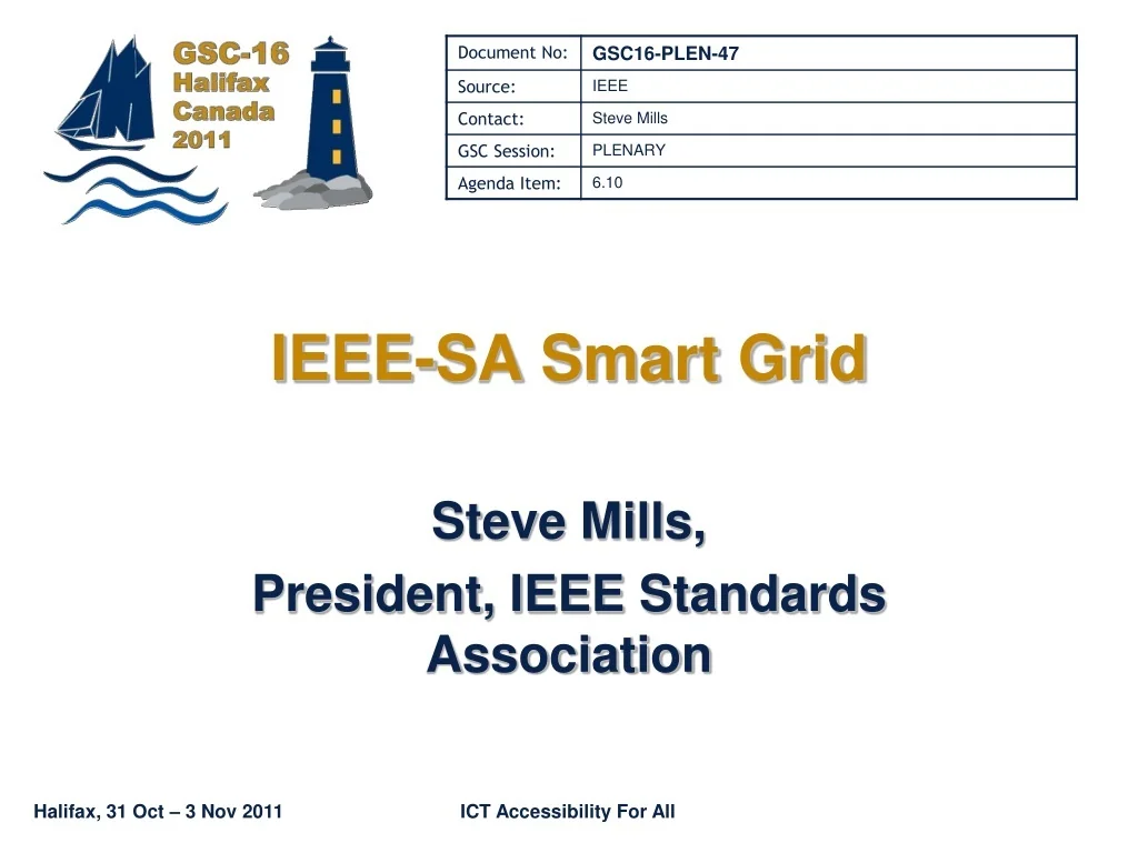 PPT - IEEE-SA's Role in Smart Grid Development PowerPoint Presentation ...