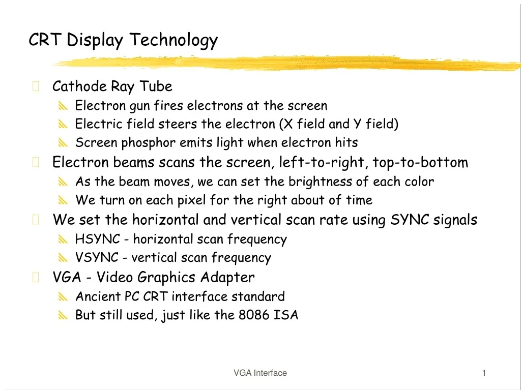 PPT - CRT Display Technology PowerPoint Presentation, free download ...