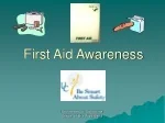 PPT - First Aid Awareness PowerPoint Presentation, free download - ID ...