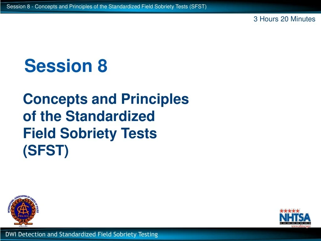 PPT - SFST: Testing Procedures & Nystagmus Effects PowerPoint ...