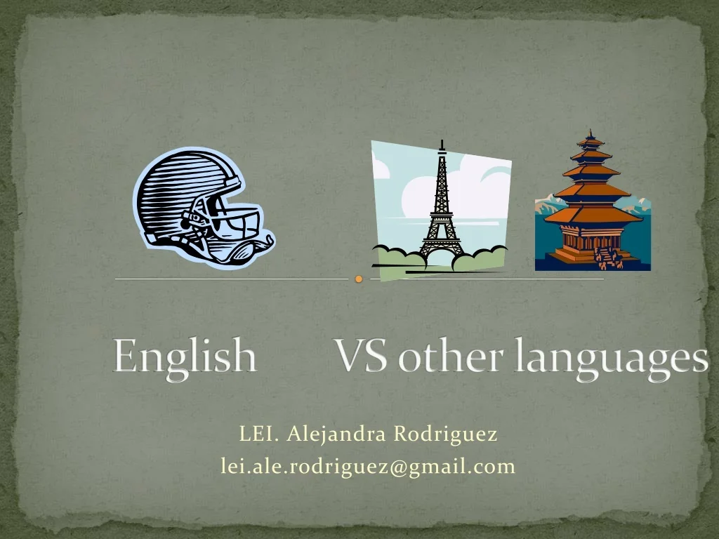 PPT - English VS other languages PowerPoint Presentation, free download ...