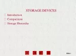 PPT - Introduction to Storage Devices PowerPoint Presentation, free ...