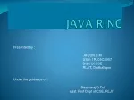 PPT - Java Ring PowerPoint Presentation, free download - ID:1581786
