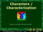 PPT - Characters and characterization PowerPoint Presentation, free ...