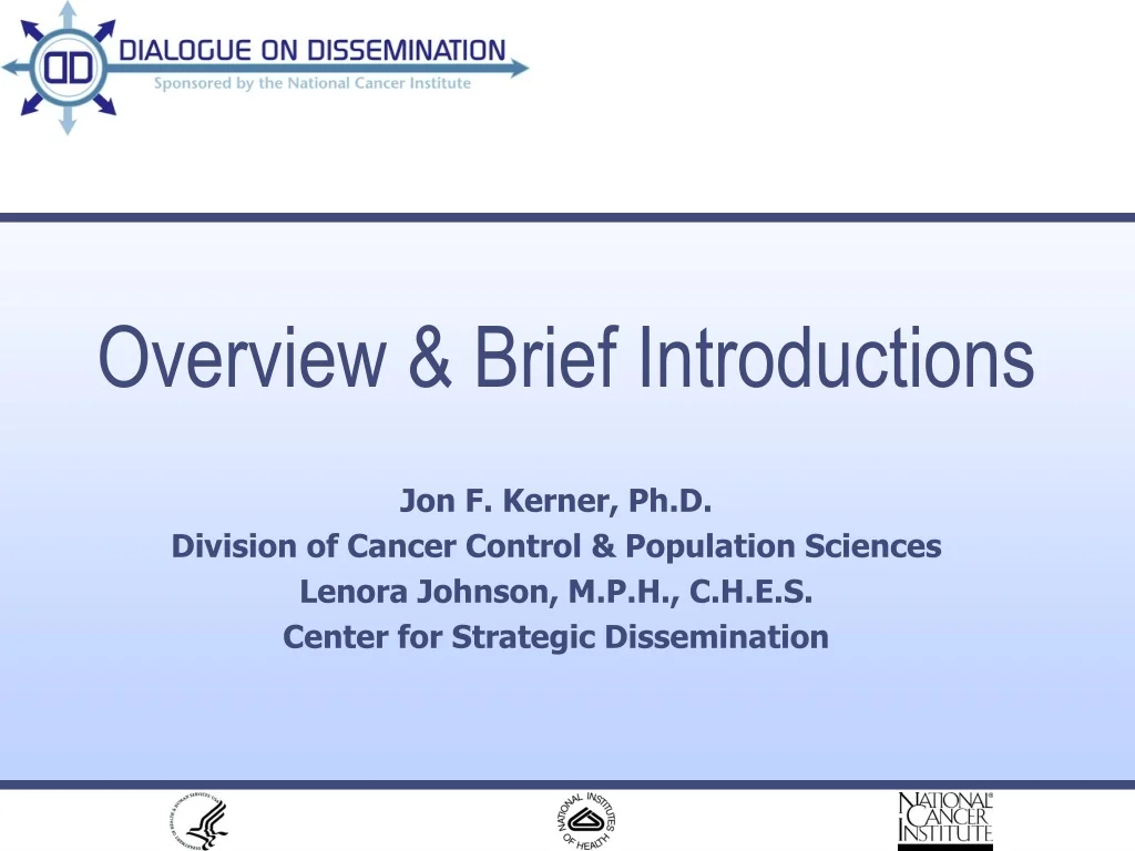 PPT - Overview & Brief Introductions PowerPoint Presentation, free ...