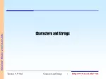PPT - Characters and Strings PowerPoint Presentation, free download ...