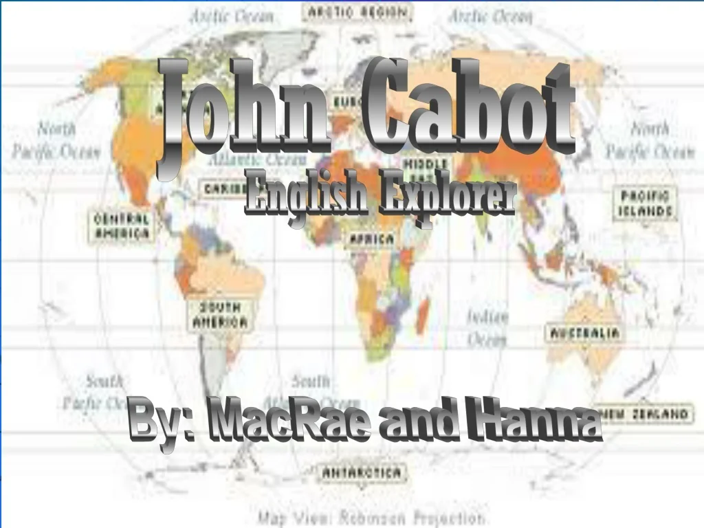 PPT - John Cabot: English Explorer PowerPoint Presentation, free ...