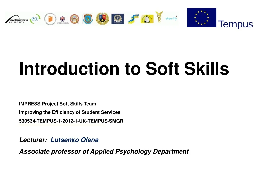 PPT - Introduction to Soft Skills Course: Improve Student Services ...