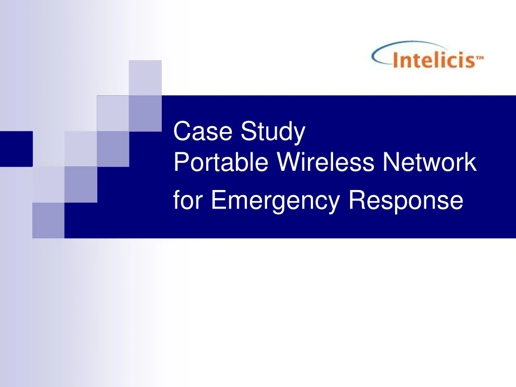 PPT - Deployable Wireless Network for Emergency Response PowerPoint ...