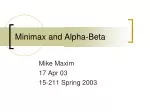 PPT - Minimax with Alpha Beta Pruning PowerPoint Presentation, free ...