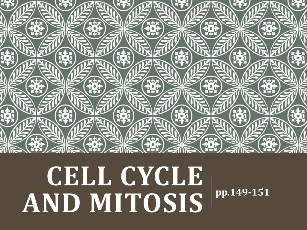 PPT - Cell Cycle & Mitosis: A Visual Guide PowerPoint Presentation ...