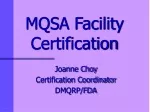 PPT - Mammography Accreditation and MQSA Certification PowerPoint ...
