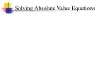 PPT - Graphing Absolute Value Equations PowerPoint Presentation, free ...