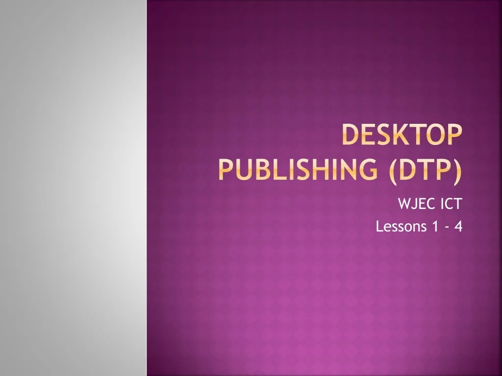 PPT - Desktop Publishing (DTP) PowerPoint Presentation, free download ...