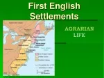 PPT - English Settlements PowerPoint Presentation, free download - ID ...