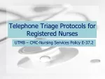PPT - Telephone Triage 1300 792 977 Triage Telephone Screening ...