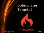 PPT - Introduction to CodeIgniter PowerPoint Presentation, free download - ID:2384044