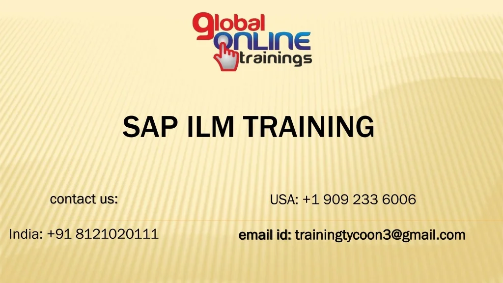 PPT - SAP ILM Training | SAP Information Lifecycle Management Training ...